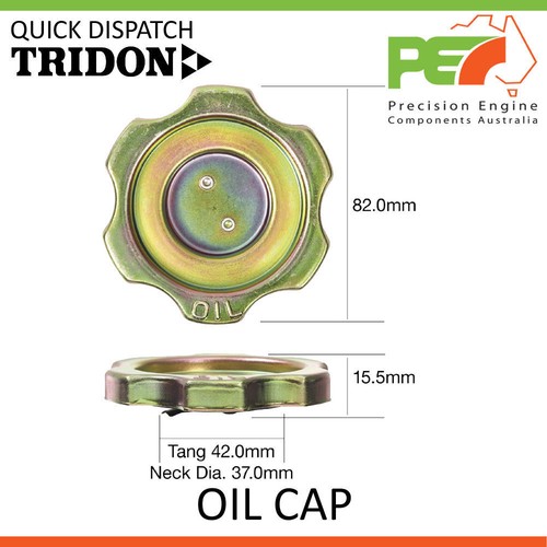 New * TRIDON * Oil Cap For Honda Civic AH, AK, AN 1.5L EW2 4 Cyl 12V ...