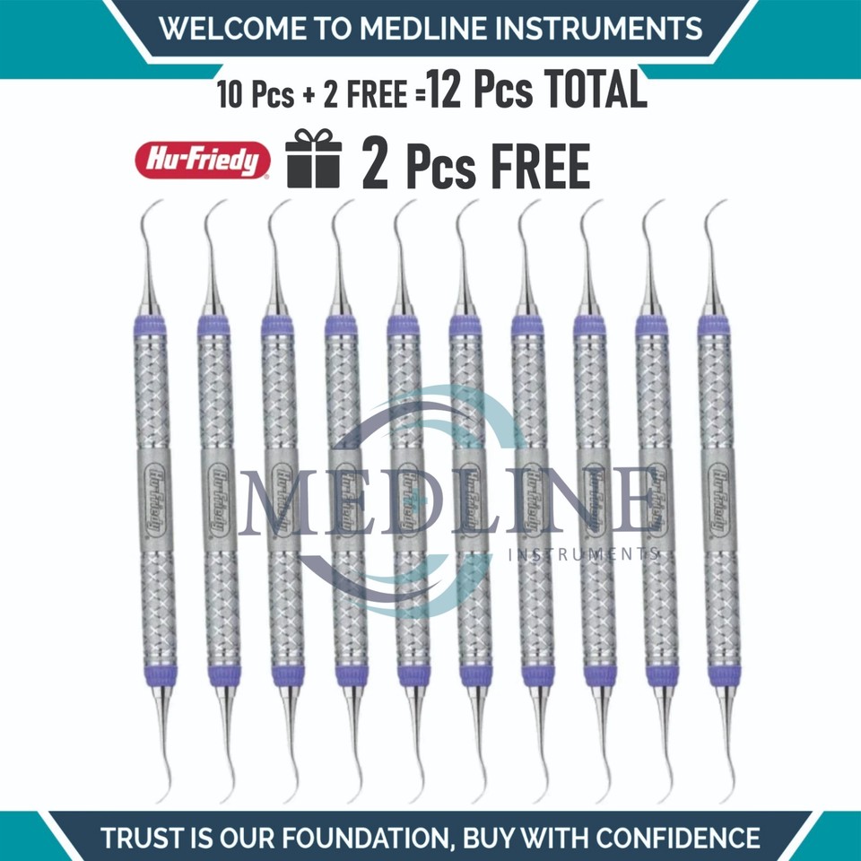 Hu-Friedy SCNEVI49E2 Double End 4 Nevi Dental Posterior Scaler 9 ...