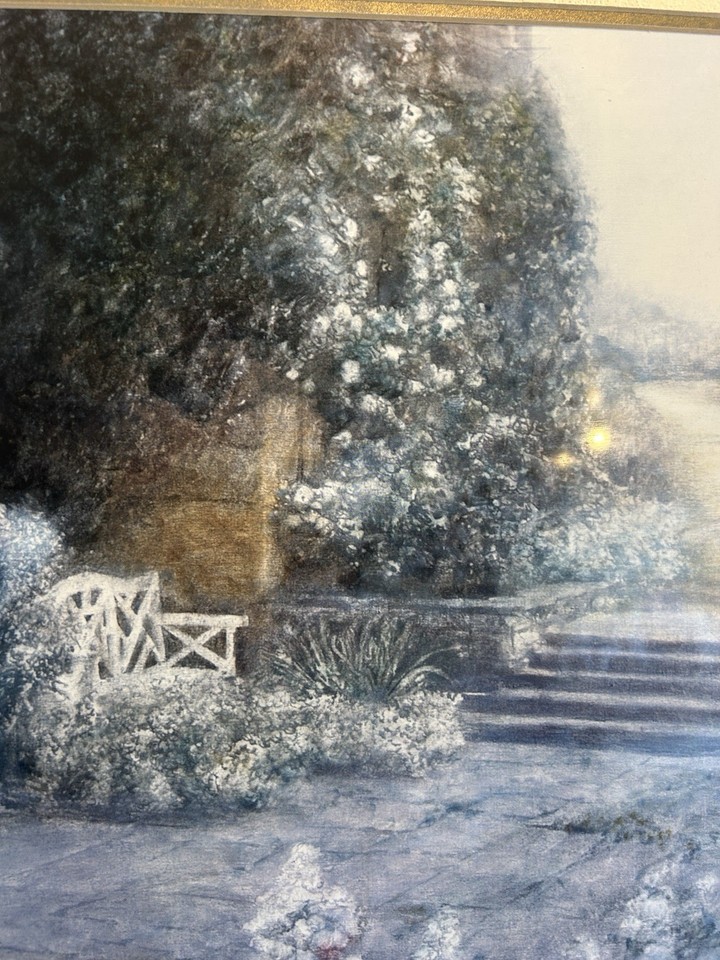 Amazing Large art print titled "Garden Terrace" by Belgian artist Piet ...