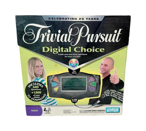 2008 Trivial Pursuit Digital Choice Board Game By Hasbro NEW ...