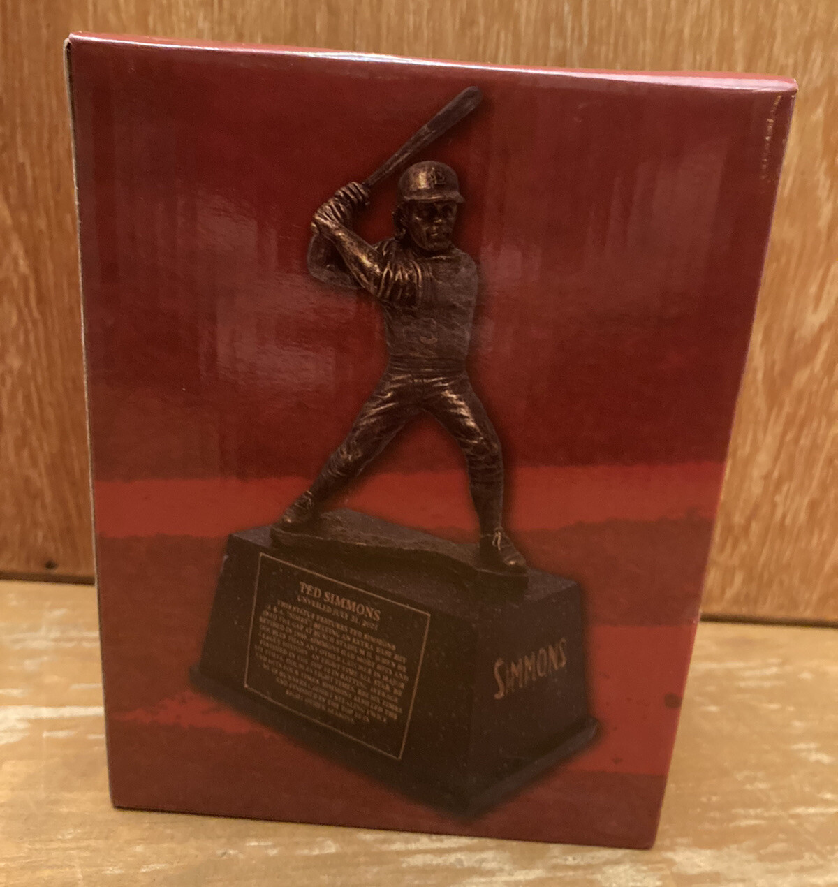 ST. LOUIS CARDINALS TED SIMMONS REPLICA STATUE SGA 5/29/2022 NIB STL ...