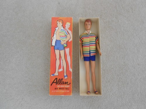 Vintage Original 1960's Allan Doll Mattel Stock #1000 MIB | eBay