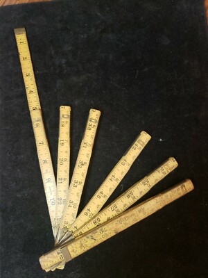 Vintage folding ruler. Craftsman #3935 | eBay