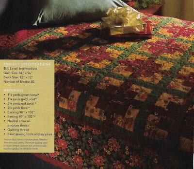 Holiday Threads Quilt quilting pattern instructions | eBay