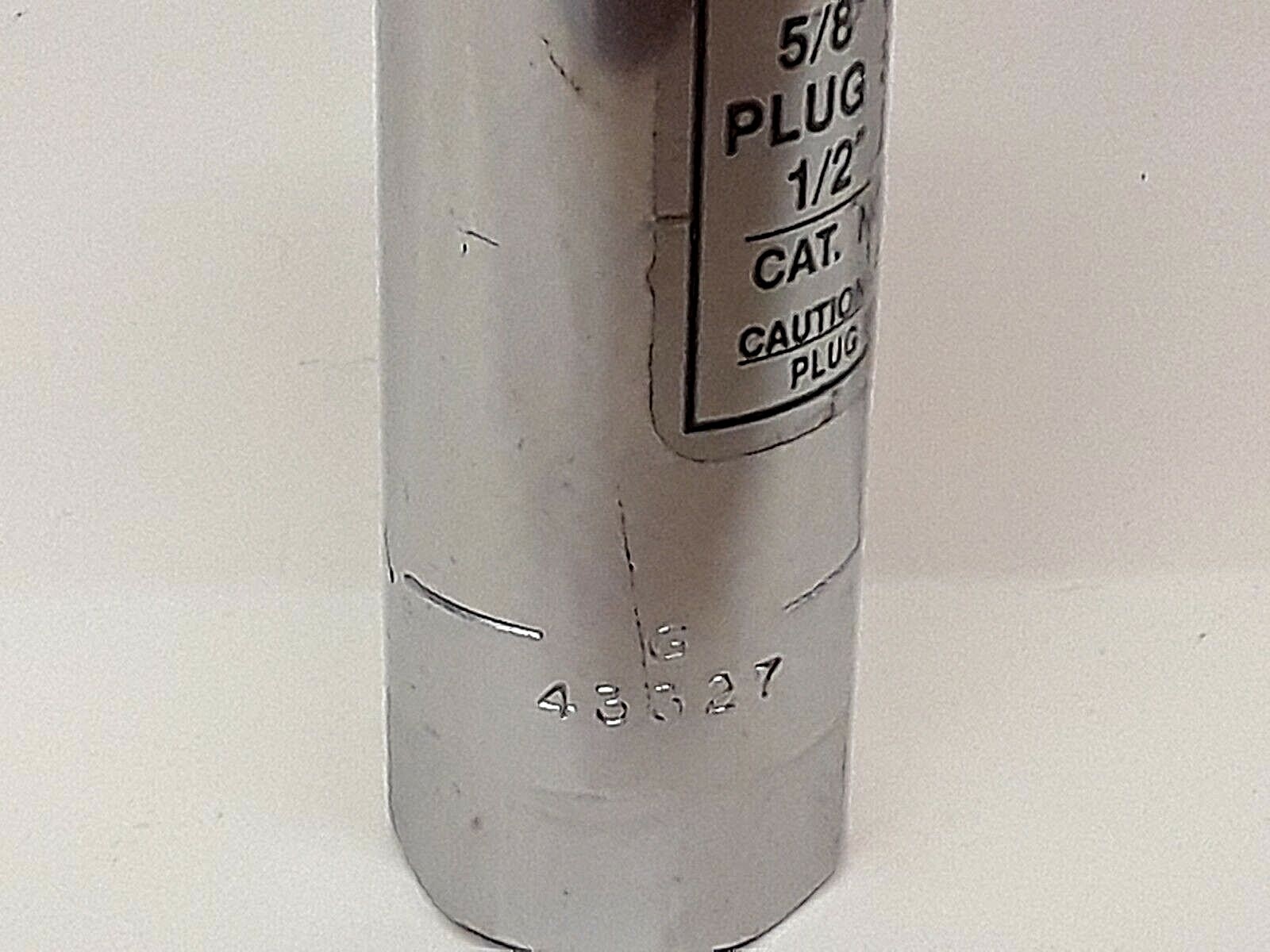 USA Craftsman Spark Plug Socket 43327 SAE 1/2” Drive, 5/8” -G- * USA ...