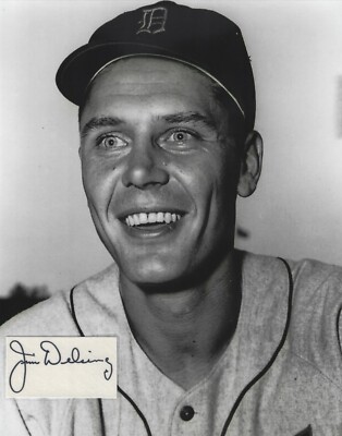 Jim Delsing Autographed Signed 8x10 Photo - MLB Detroit Tigers - RARE ...