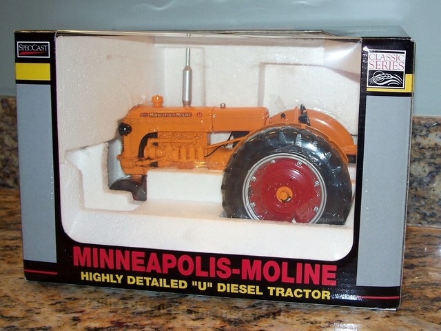 SpecCast Minneapolis Moline Toy Tractor Model U Narrow Diesel 1/16 for ...