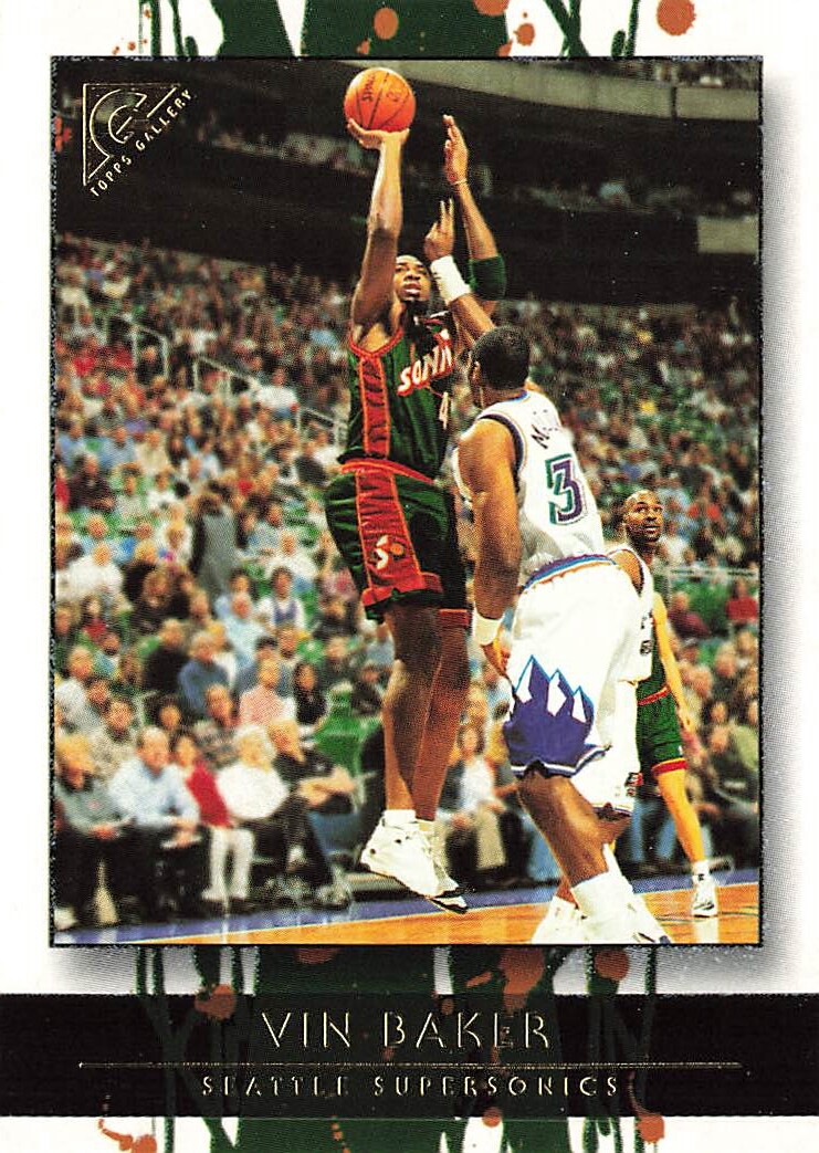2000 Topps Gallery #16 Vin Baker Seattle SuperSonics | eBay