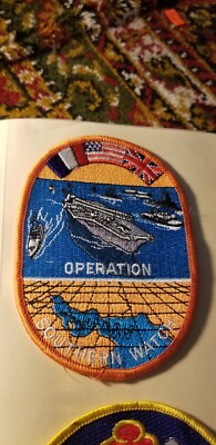 US Army Operation Southern Watch Patch Id#fg17. | eBay