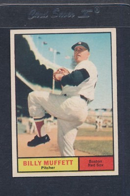 1961 Topps #016 Billy Muffett Red Sox EX *5259 | eBay