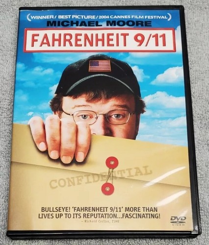 Farenheit 911 DVD 2004 Documentary Michael Moore Fellowship Adventure ...
