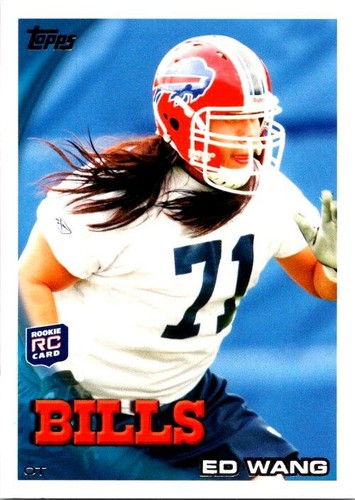 2010 Topps Ed Wang Rookie #371 Buffalo Bills | eBay