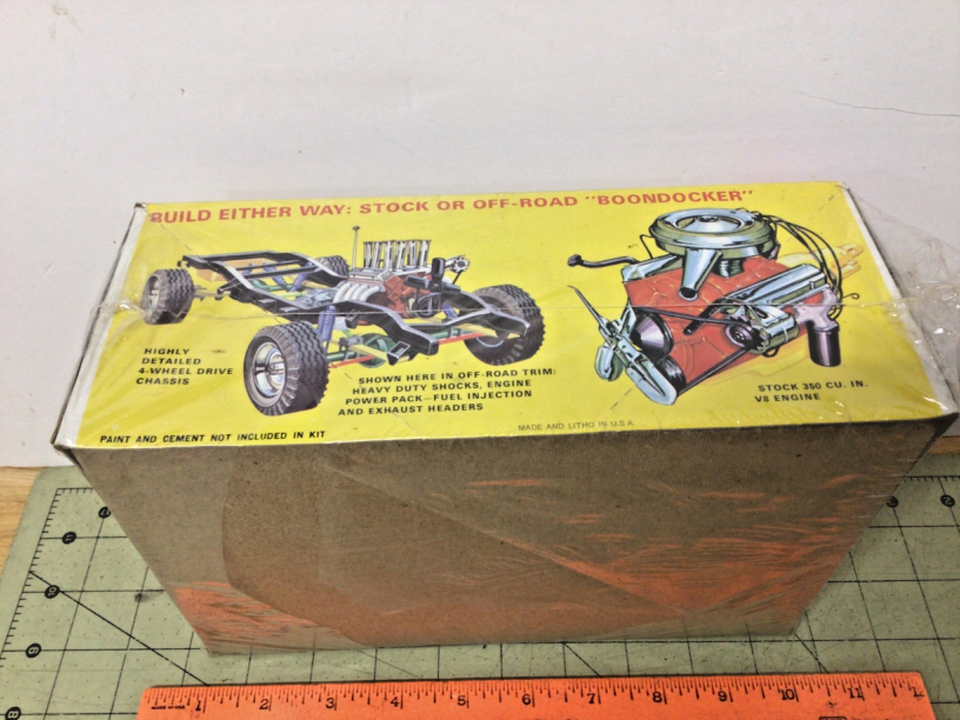 RARE Vintage Boondocker Chevy Blazer model kit by AMT No. T200 | eBay