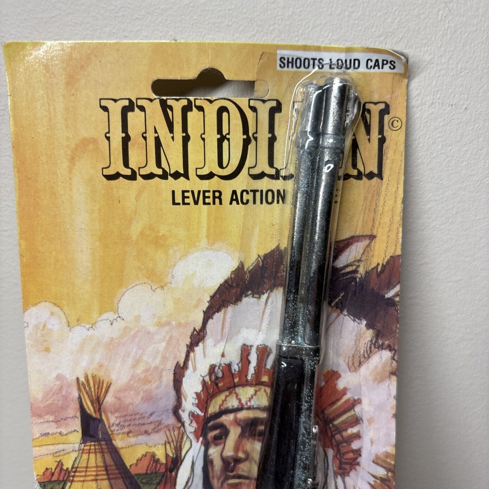 Vintage 11" Miniature "Carbine" Rifle Indian Chief Carbine Lever Action ...