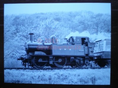 PHOTO GWR COLLETT 14XX 0-4-2T LOCO 1420 & DEVON BELLE OBSERVATION CAR ...