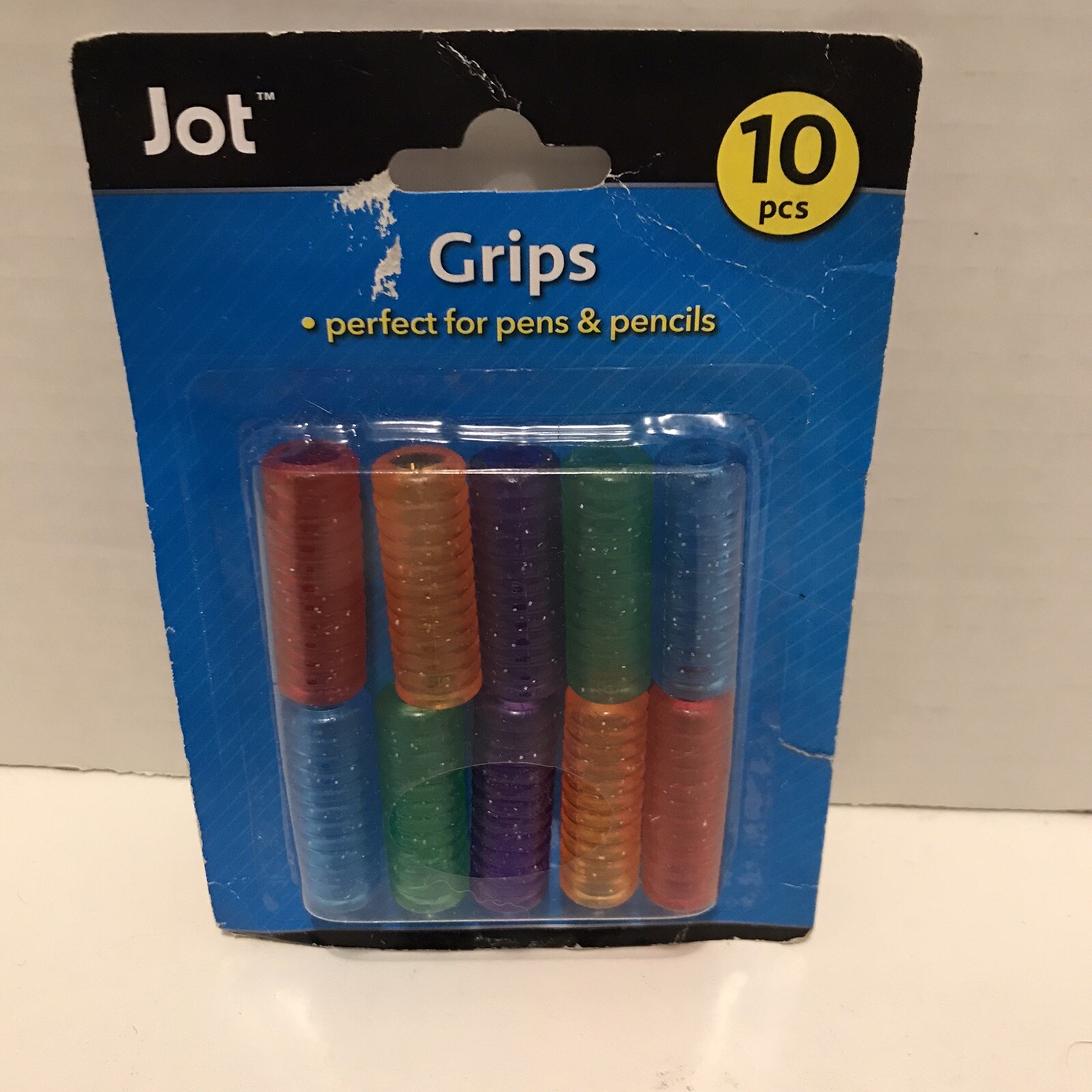 Jot Multi-color Set of 10 Pen/Pencil Grips ~ New in Sealed Package | eBay