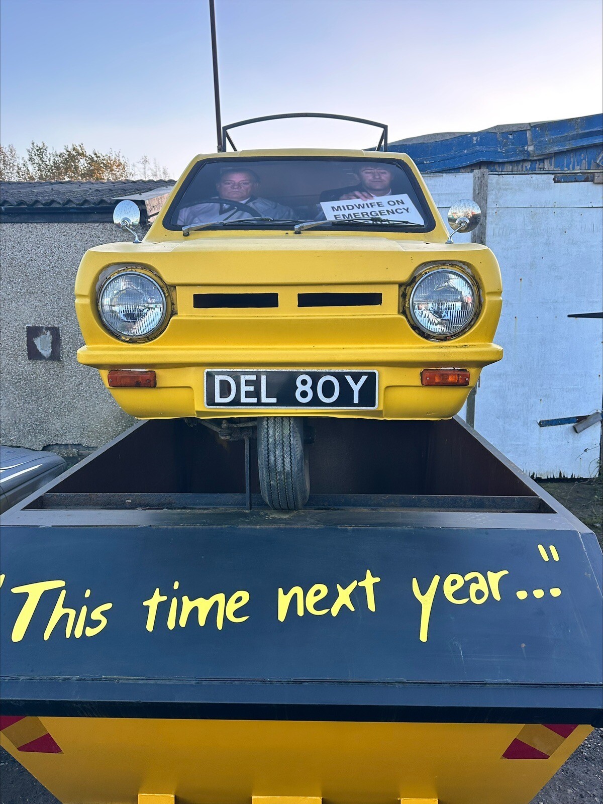 reliant robin van Delboy Only Fools Skip Advertisement | eBay UK