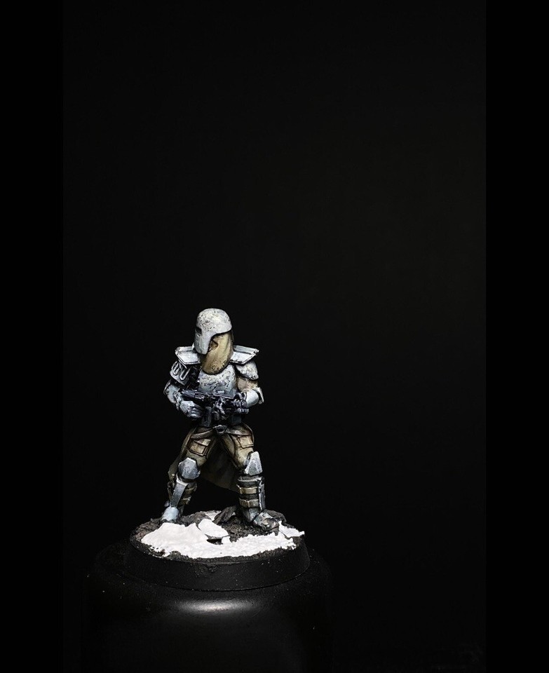 Star Wars Snowtrooper Legion Scale Miniatures || Handpainted | eBay