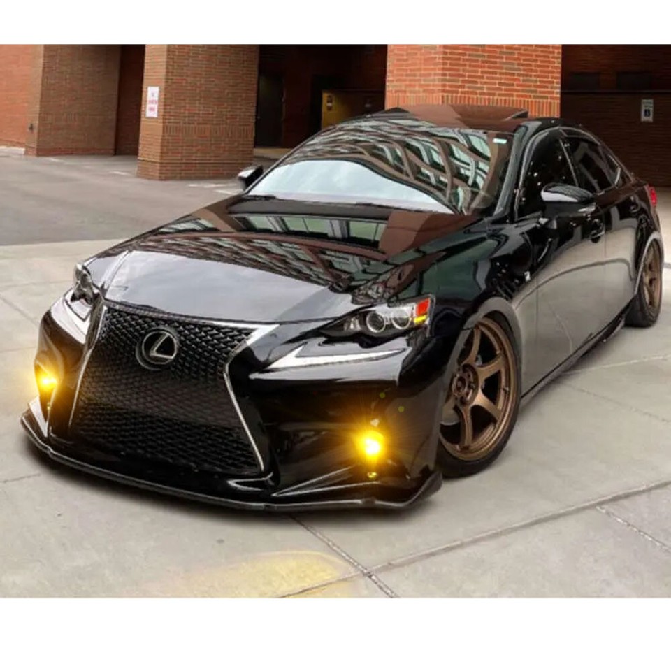 2pcs JDM Yellow LED Fog Light Kit Projector For 2014-16 Lexus IS350 250 ...
