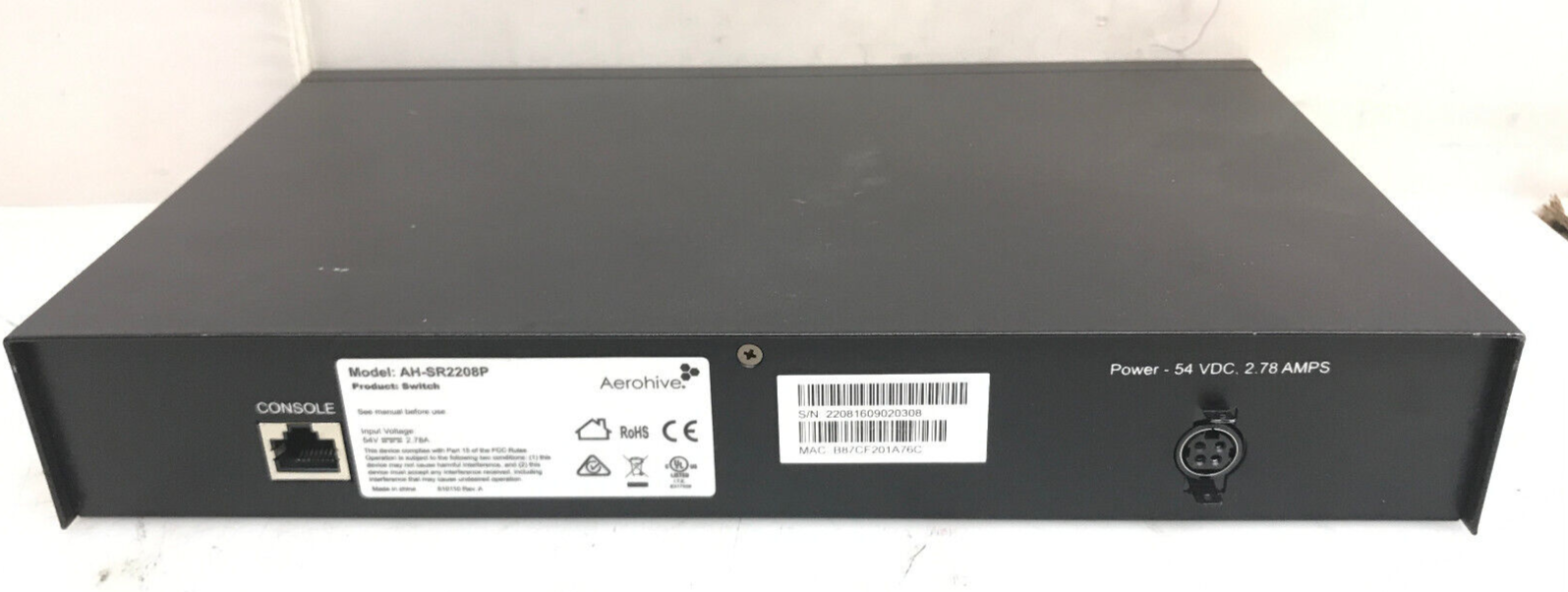 Aerohive AH-SR2208P 8-Port Managed Gigabit Ethernet Switch | eBay