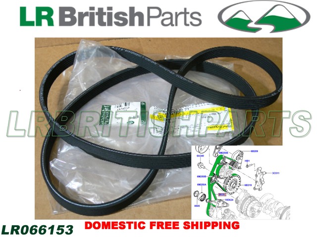 GENUINE LAND ROVER DRIVE BELT 2.0L RANGE ROVER EVOQUE DISCOVERY SPORT ...
