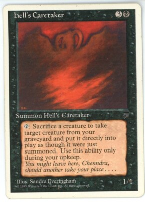 MTG - Hell's Caretaker - Chronicles - LP - Vintage Magic The Gathering ...