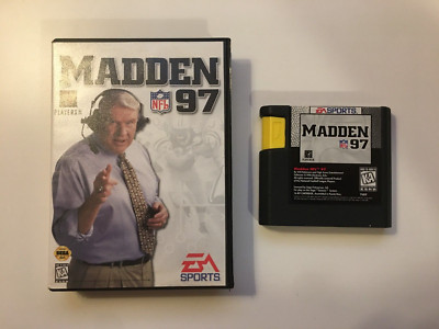 Madden NFL 97 (Sega Genesis, 1997) EA Sports - Box & Game Cartridge, No ...