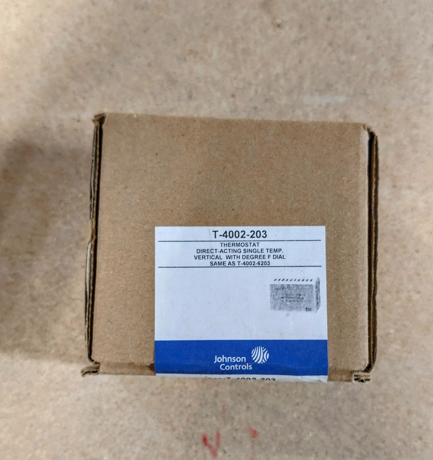 Johnson Controls T4002 203 Direct Acting Vertical Mounting Pneumatic ...