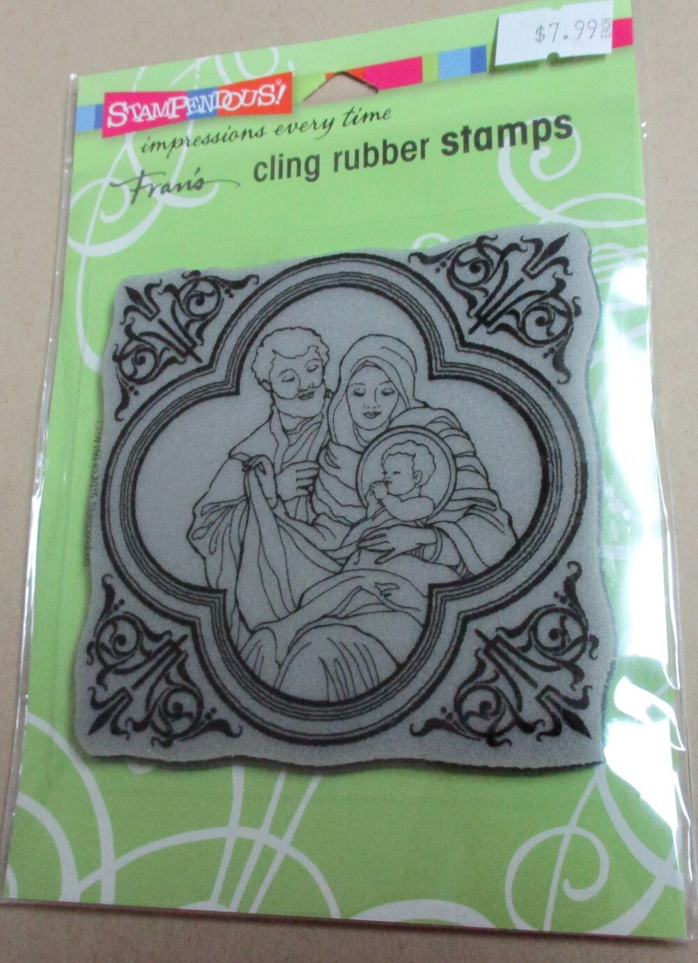 STAMPENDOUS "FRAMED FAMILY" CLING RUBBER STAMP CRW150 - NEW | eBay
