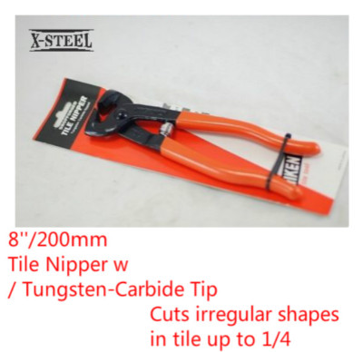 8''/200mm Tile Nipper with Tungsten-Carbide Tip Cuts Up to 6mm ...