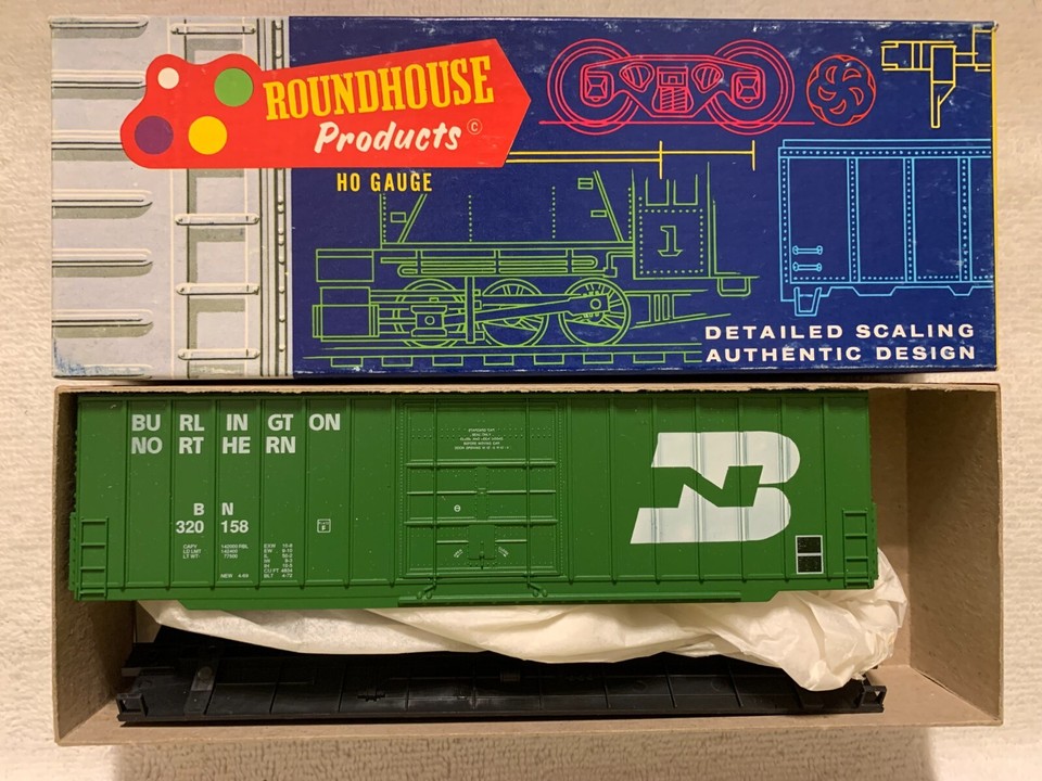 Roundhouse HO Scale Unassembled Box Car Kits (Various Roadnames and ...