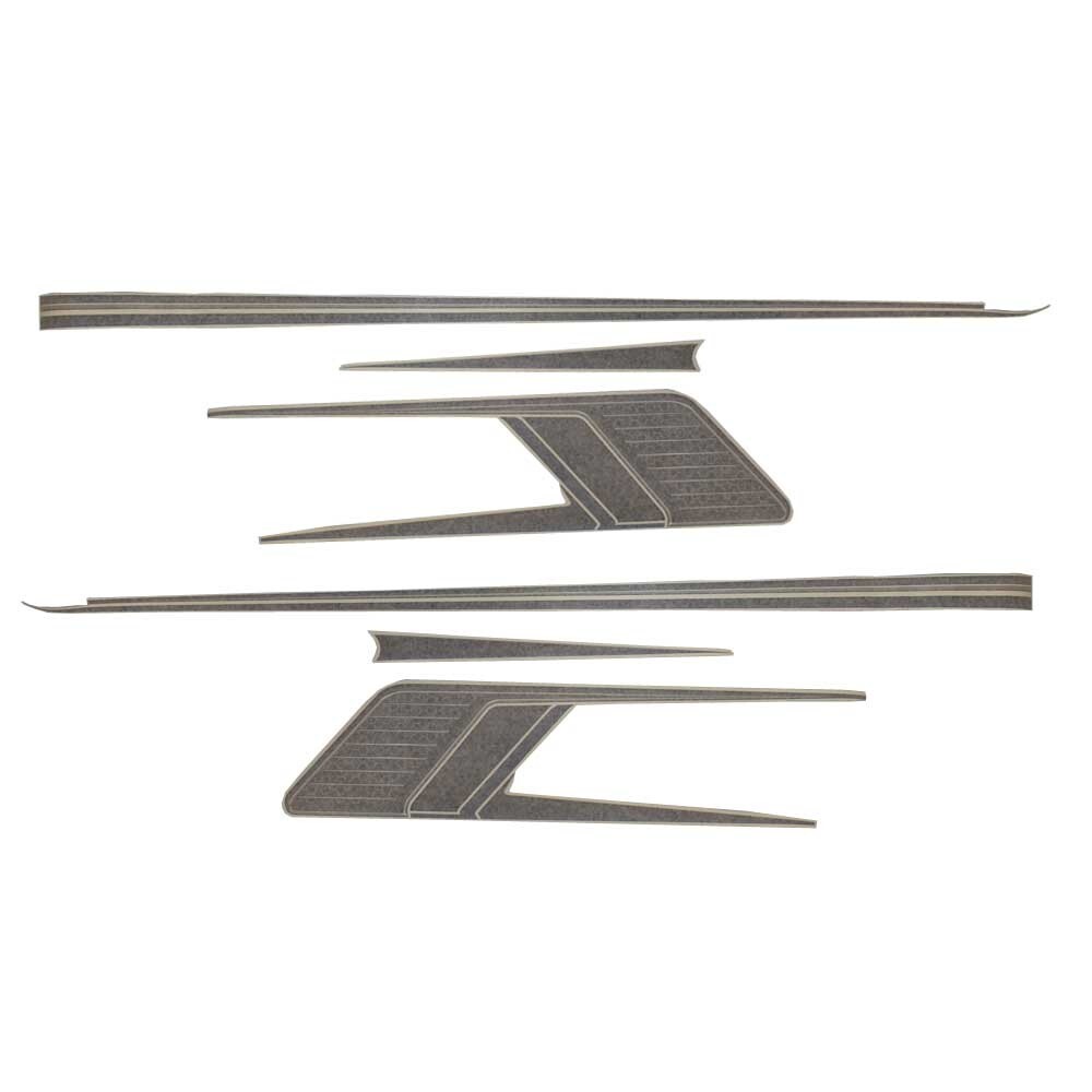 Crestliner Boat Side Decal 2201439 | Fish Hawk Pro Tiller (Set of 6) | eBay