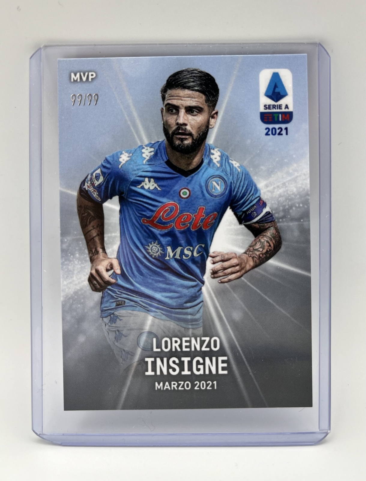 Celebration Set 2020 2021 Card Parallel MVP Lorenzo Insigne 99/99 ...