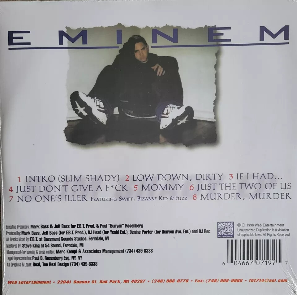 Eminem Slim Shady EP Rare vintage - CD - brand new | eBay