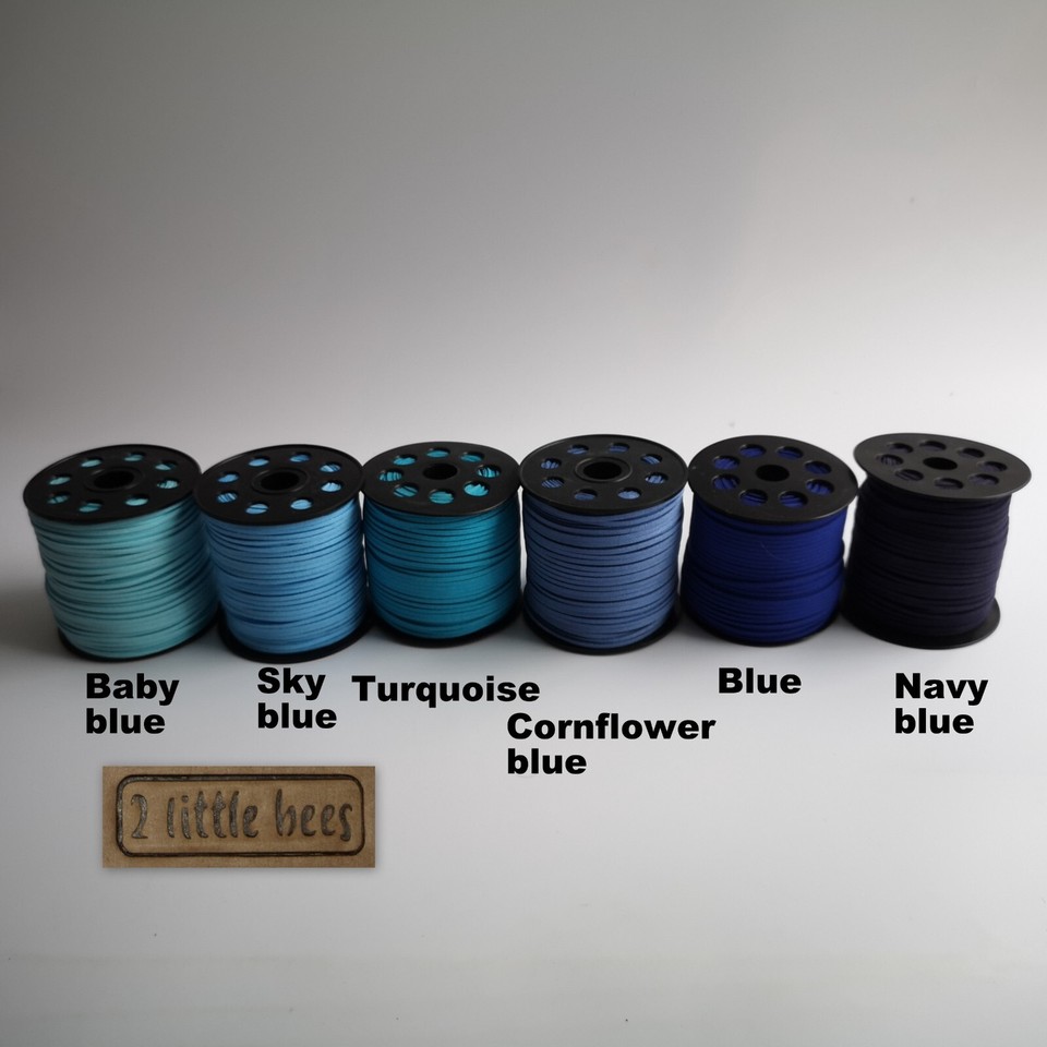 Flat Faux Suede Leather Cord String Velvet Craft Thong Jewellery 42 ...