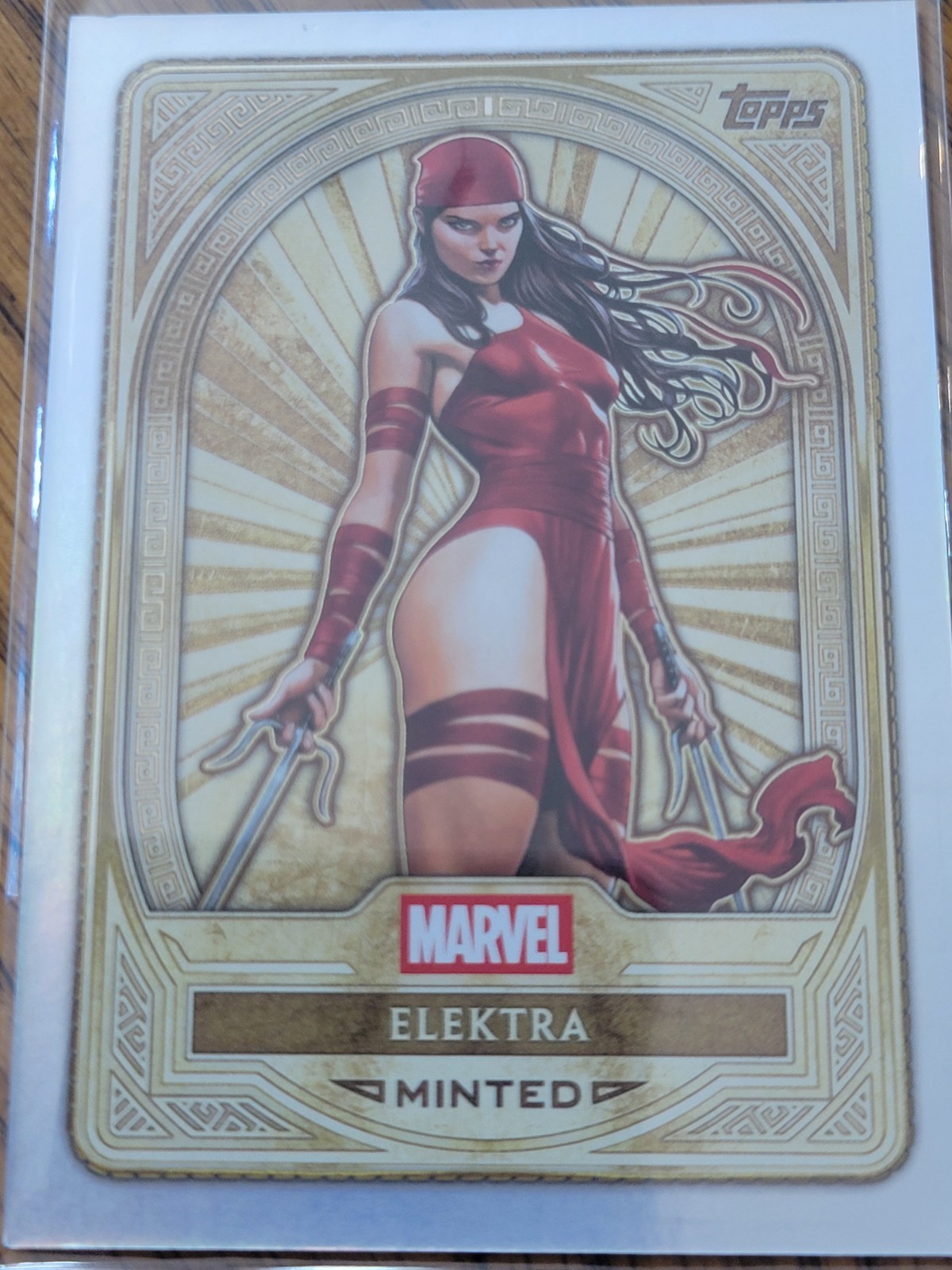 SDCC 2025 Exclusive Topps Marvel Mint Elektra Gold Base card | eBay