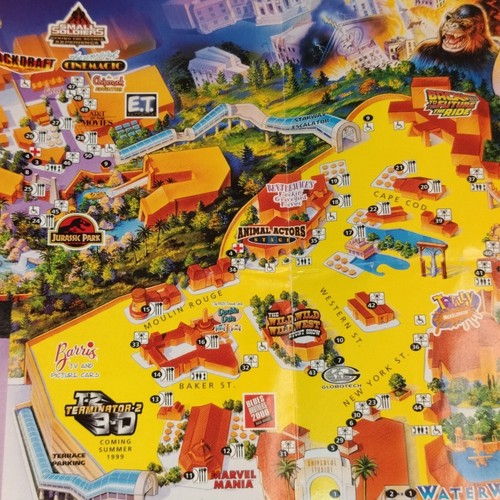 Universal Studios Studio Guide 1997 Small Soldiers Backdraft Terminator ...