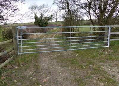 Photo A2 Gate and track near Newbold Grange Farm Burrough on the Hill ...