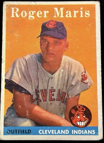 1958 Topps #47 Roger Maris Rookie Card | eBay