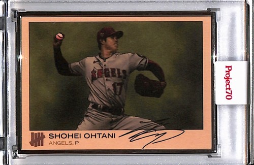 2021 TOPPS PROJECT 70 #621 SHOHEI OHTANI BY UNDEFEATED P70 AP SILVER ...