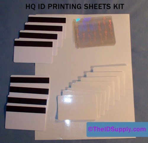 Custom PVC ID Card Maker Kit - Business - Cosplay Fake Inkjet Printer ...
