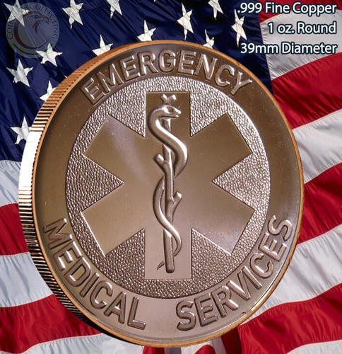 EMS - Emergency Medical Services 1 oz .999 Copper Round | eBay