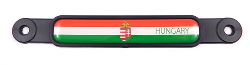 Hungary Hungarian Flag Emblem Screw On Car License plate Decal badge | eBay