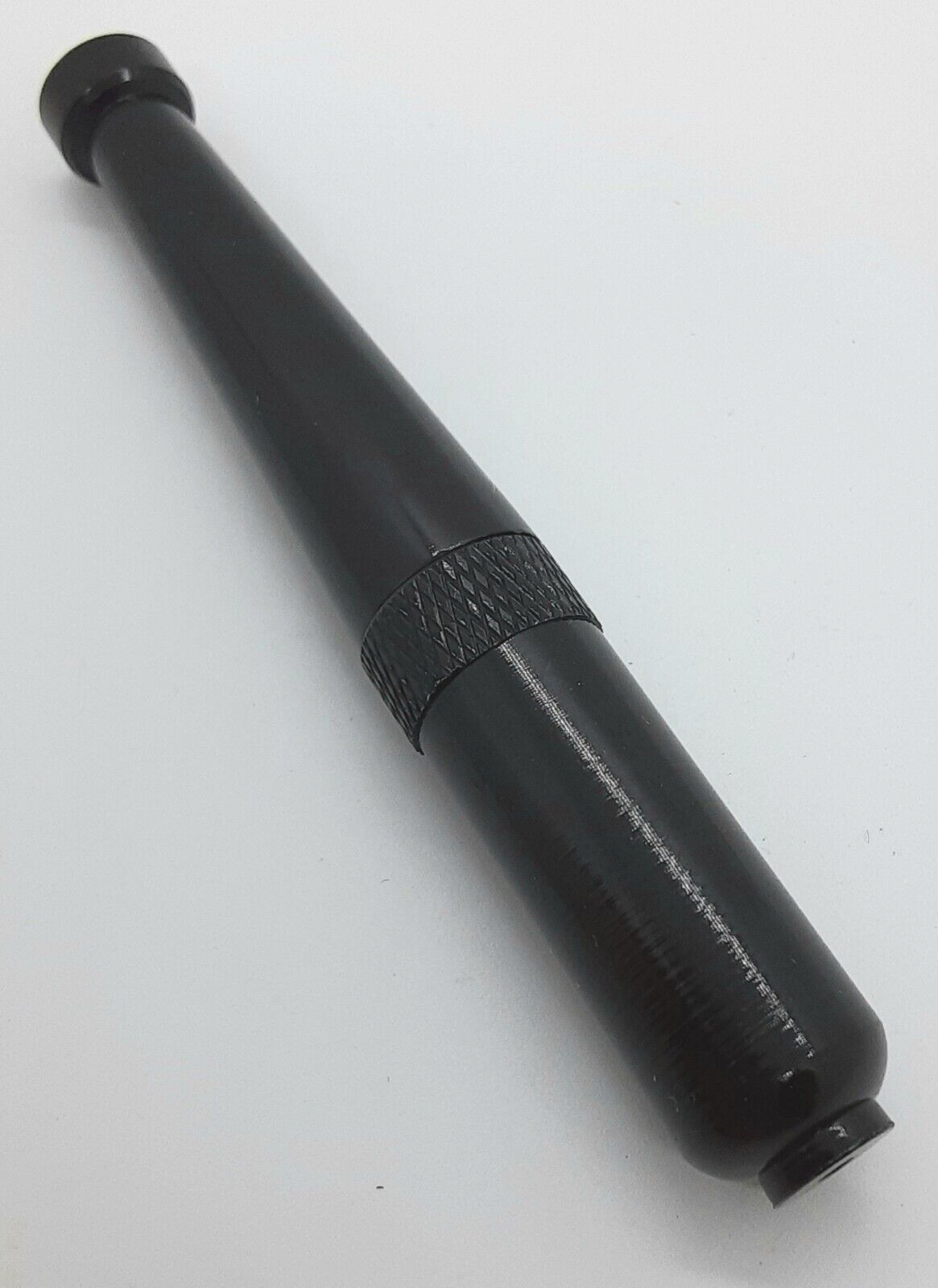 CLASSIC BLACK ANODIZED ALUMINUM ZEPPELIN SMOKING PIPE 3 3/4" MADE IN ...