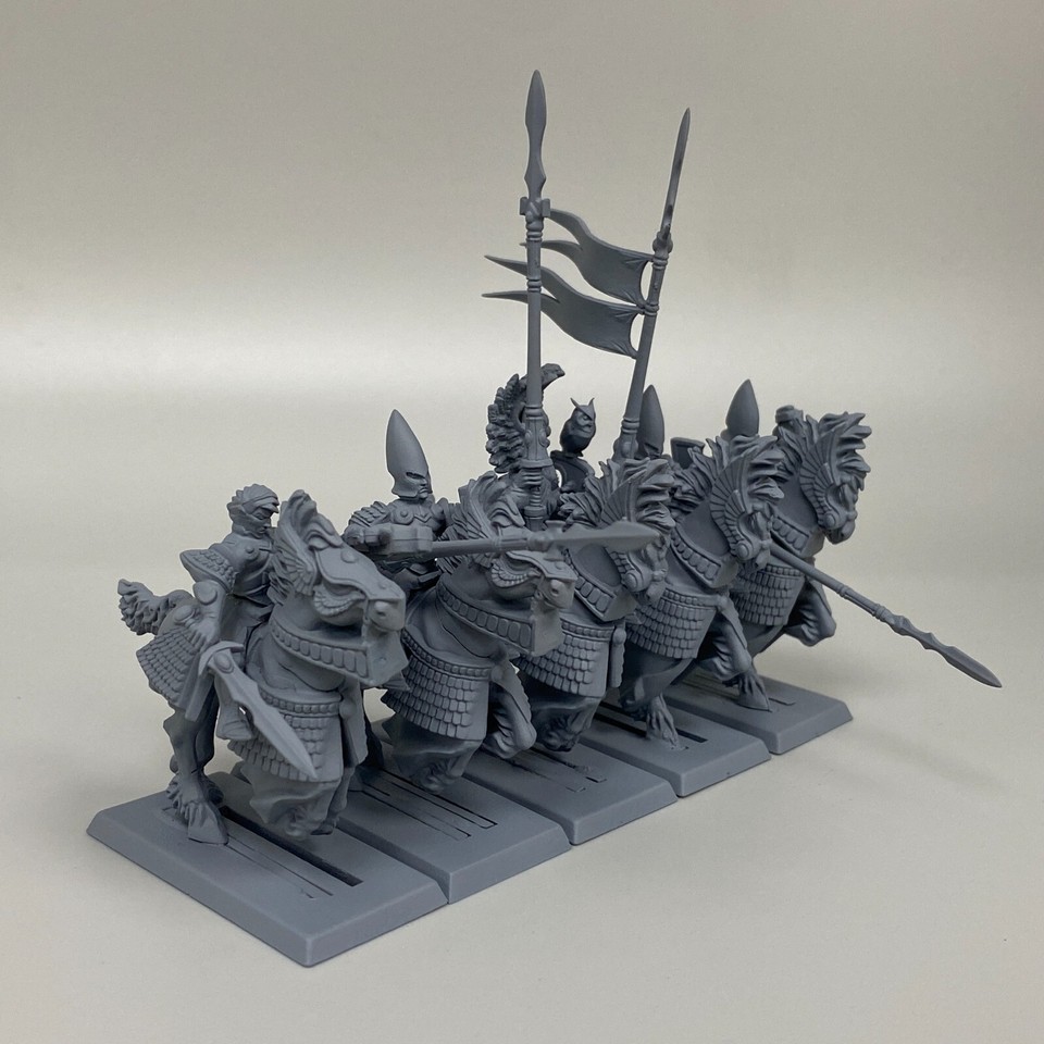 HIGH ELF SILVER HELMS WARHAMMER THE OLD WORLD ELVES KNIGHTS CAVALRY ...