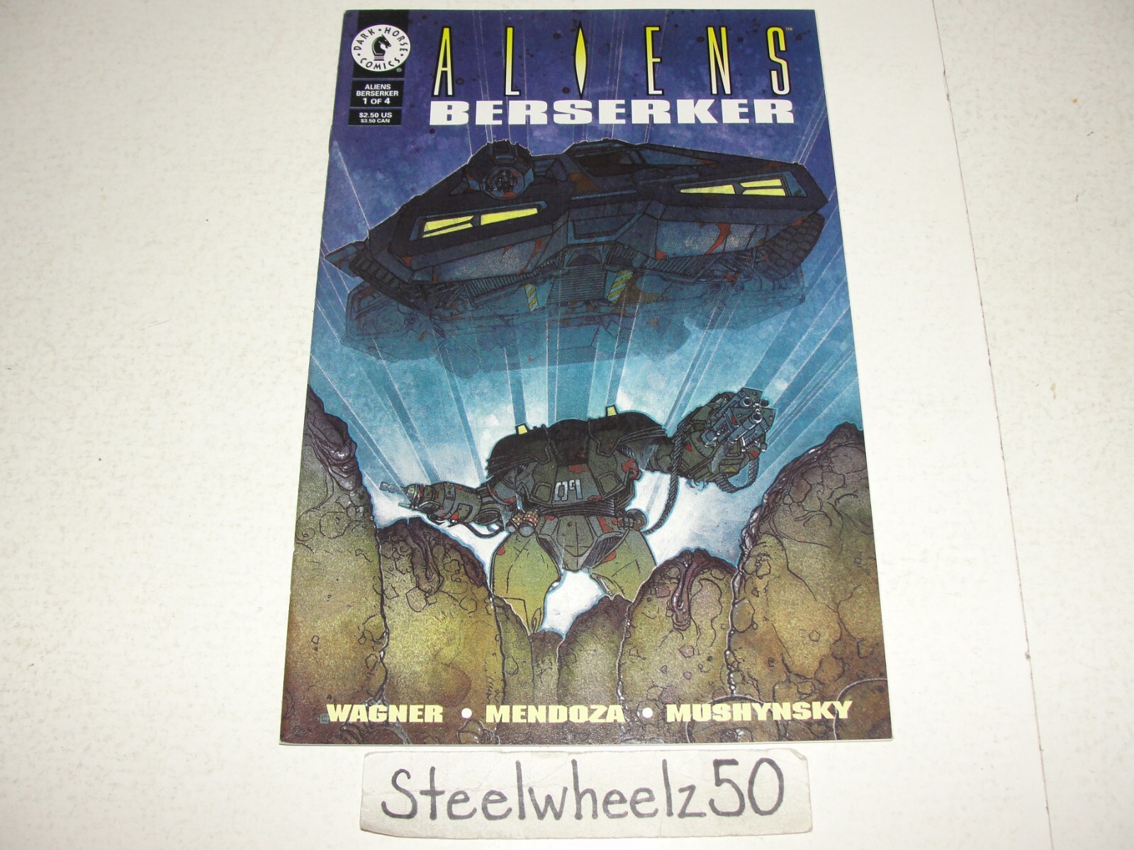 Aliens Berserker #1 Comic Dark Horse 1995 John Wagner Paul Mendoza ...
