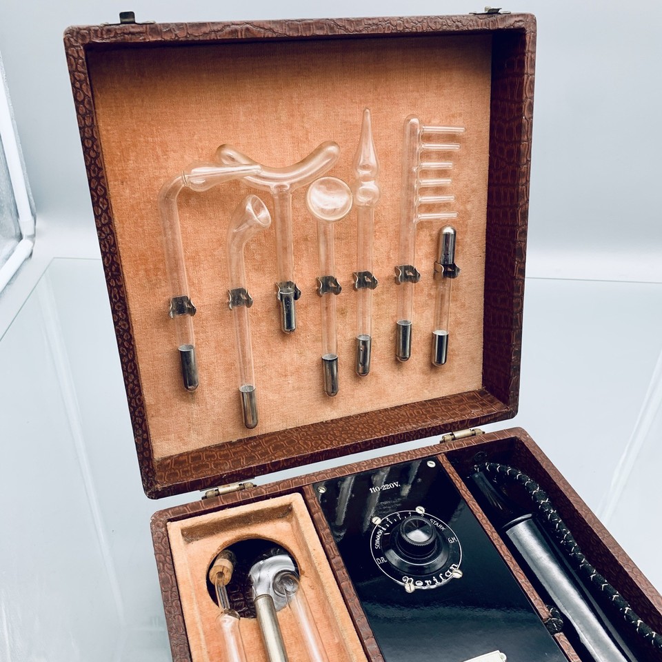 8 x violet wand NORISAN Reizstrom electrodes Hochfrequenz Tesla ray ...