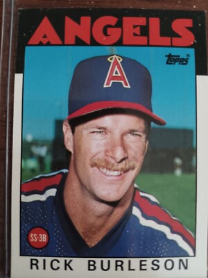 RICK BURLESON ANGELS 1986 TOPPS TRADED BASEBALL CARD #16T | eBay