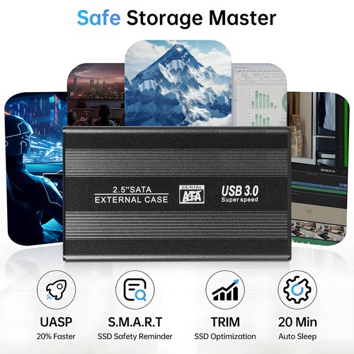 6/8/10/12TB Hard Drive High-Speed Transmission USB 3.0 External Hard ...