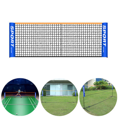 Foldable Portable Badminton Mesh Volleyball Net Set Beach Sport Outdoor ...